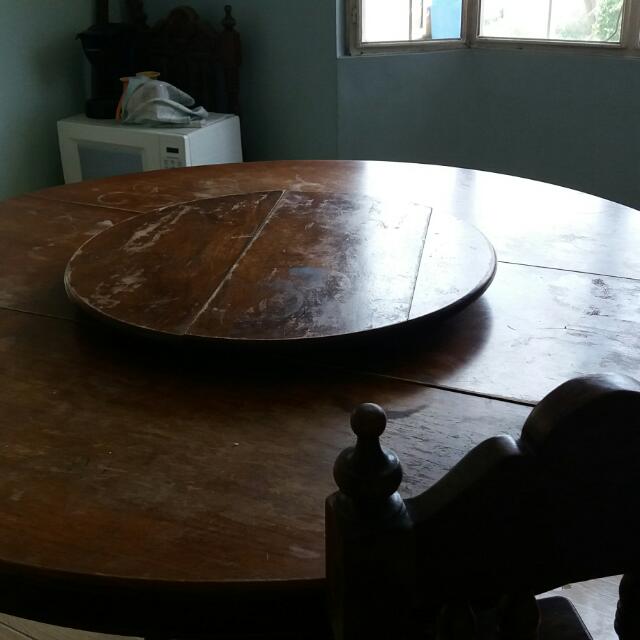 Narra Round Dining Table, Babies & Kids, Baby Nursery & Kids Furniture ...