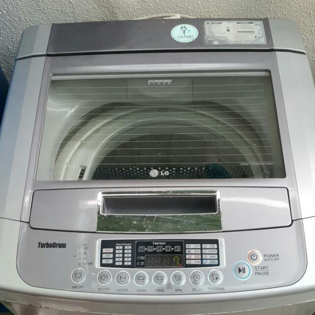 Preowned LG TurboDrum Fuzzy Logic 9 5kg Washing Machine For Sale Home Appliances On Carousell