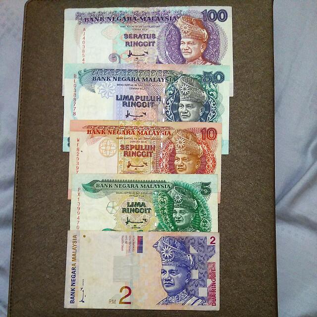 7th Series Malaysia Old Banknotes ($100-$2), Hobbies & Toys ...