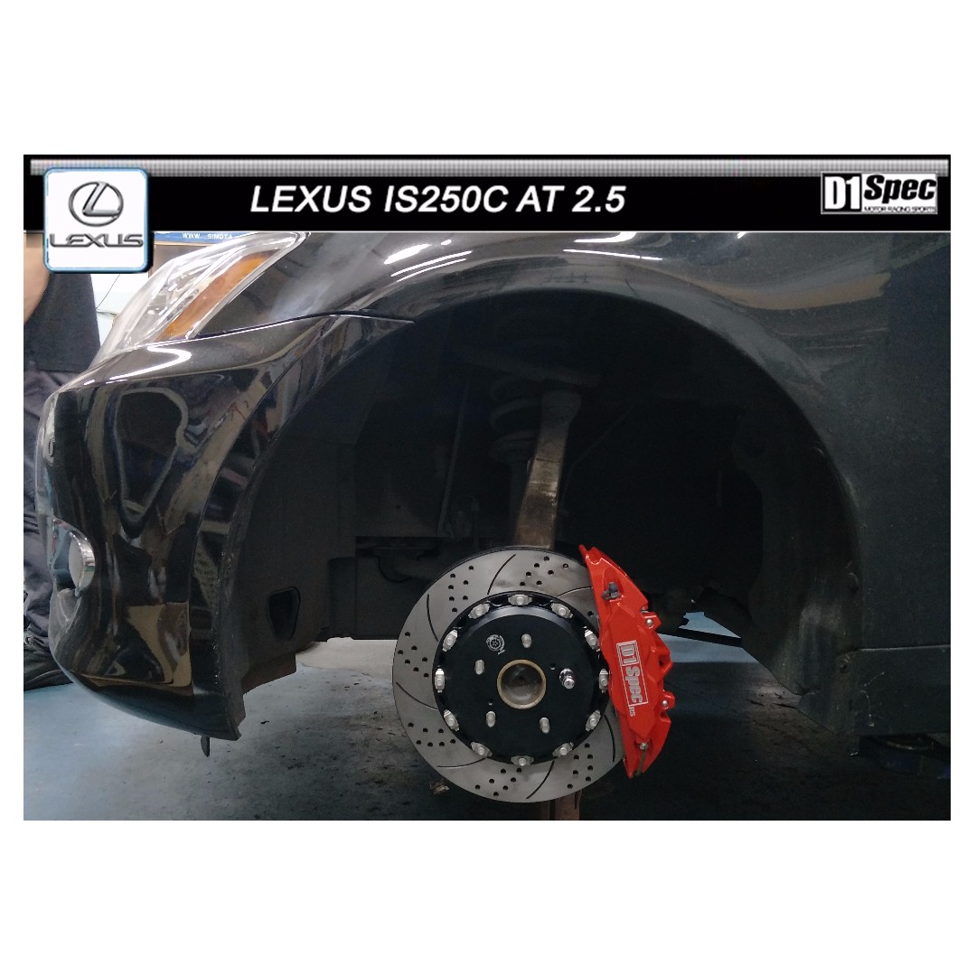 D1 SPEC BIG 4 BRAKE KIT SYSTEM - Lexus IS250C AT 2.5, Car Accessories ...