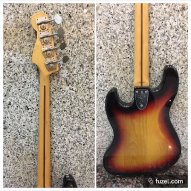 Fender Japan Made Marcus Miller 4 String Jazz Bass Guitar, Hobbies ...