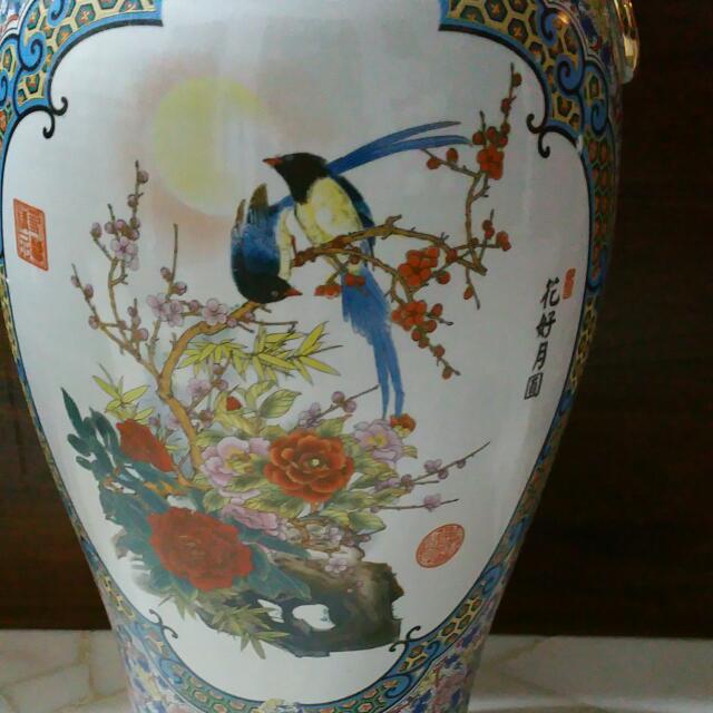 Jing De Zhen Vases(1 Have A Pair), Furniture & Home Living, Home Decor ...