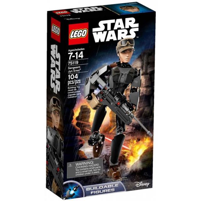 LEGO Sergeant Jyn Erso Buildable Figure 75119, Hobbies & Toys, Toys ...