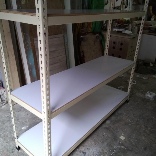 Metal Rack 4 Tier With White Polykem Board Support, Furniture & Home ...