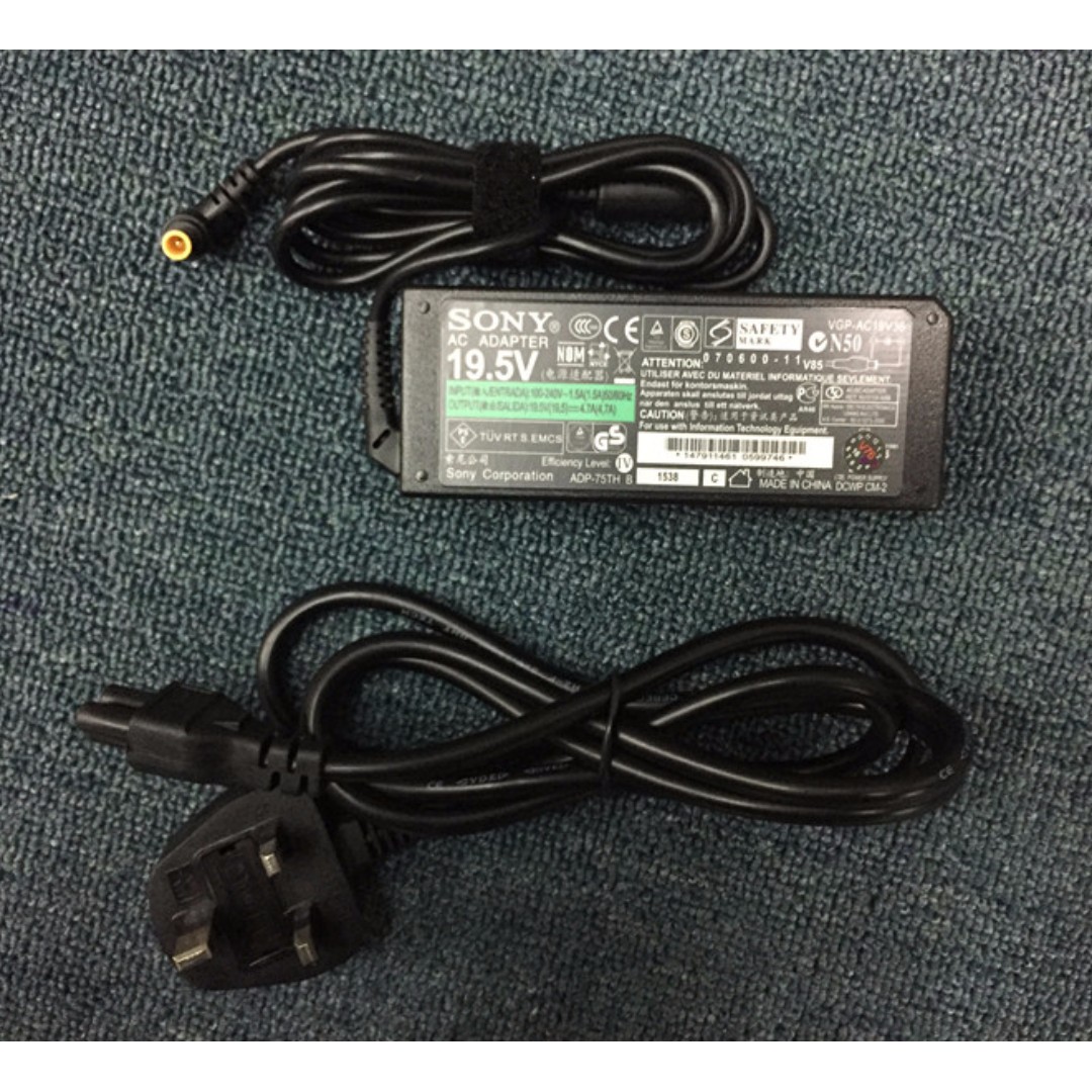 SONY LAPTOP CHARGER, Computers & Tech, Parts & Accessories, Chargers on ...