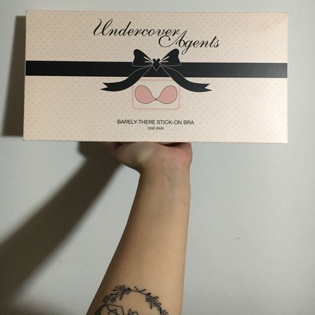 Undercover Agents - Barely-there Stick-on Bra From Pierre Cardin. Nu Bra., Women's Fashion, New ...