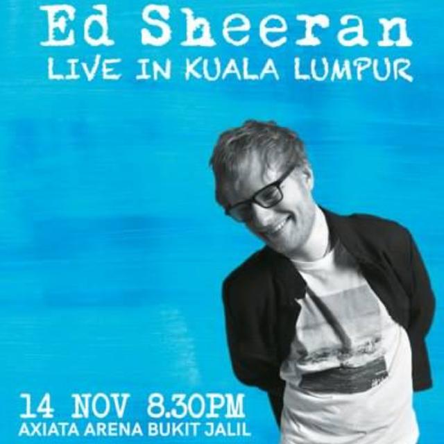 ED Sheeran 2 Tickets CAT 2, Tickets & Vouchers, Local Attractions and ...