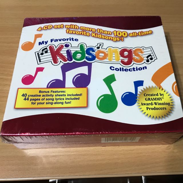 My Favorite Kid Songs Collection (4 CD Set), Hobbies & Toys, Music ...