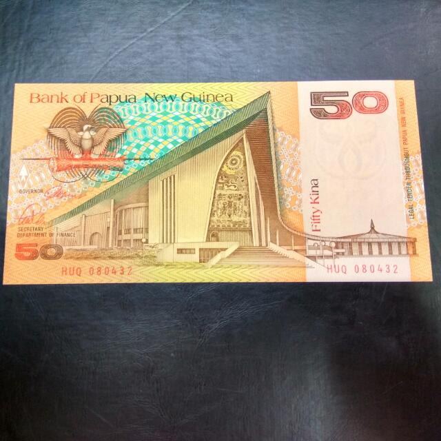 Papua New Guinea 50 Kina Paper Issue, Hobbies & Toys, Memorabilia ...