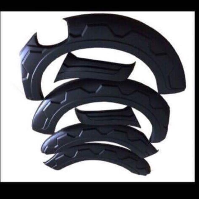 2017 RANGER FENDER FLARES with DOOR CLADDING, Car Parts & Accessories ...