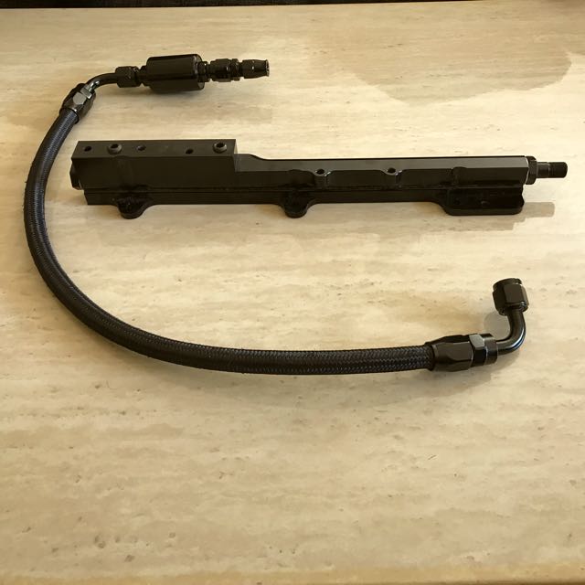 AEM Fuel Rail / Line Honda B Series, Car Accessories on Carousell