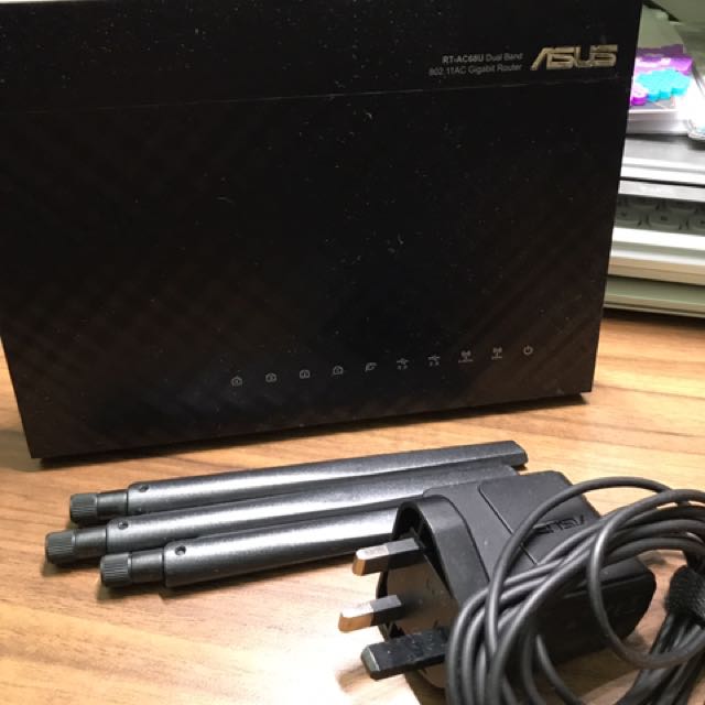 ASUS RT-68U Dual Band 802.11AC Gigabit Router, Electronics, Computer ...