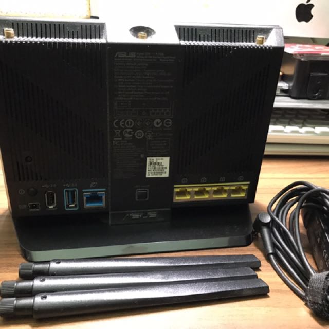 ASUS RT-68U Dual Band 802.11AC Gigabit Router, Electronics, Computer ...