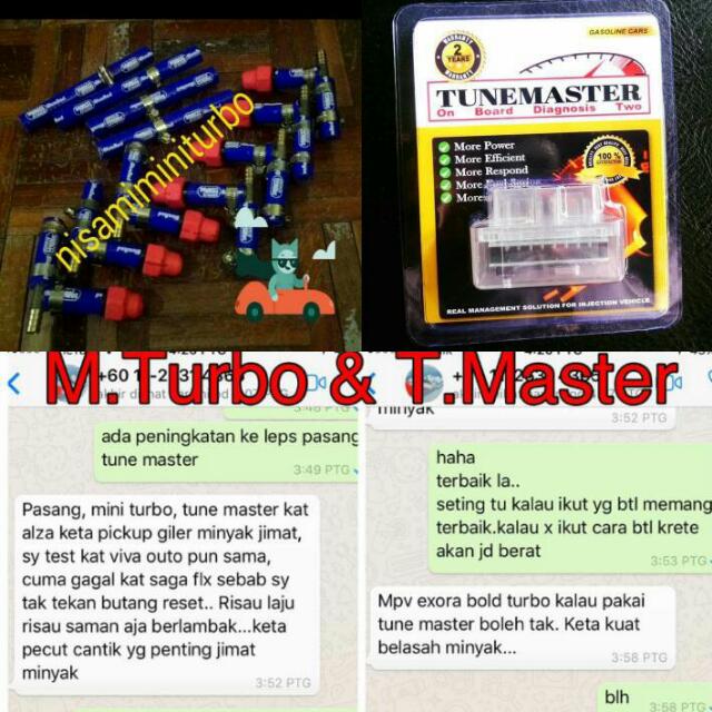 COMBO SET MINI TURBO + TUNE MASTER, Auto Accessories on Carousell