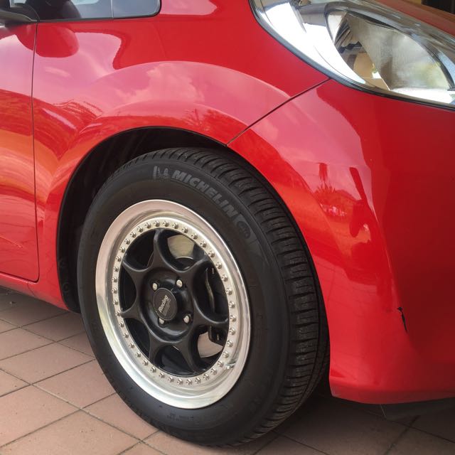 Enkei RS 2-piece 15 Inch 4x100, Auto Accessories on Carousell