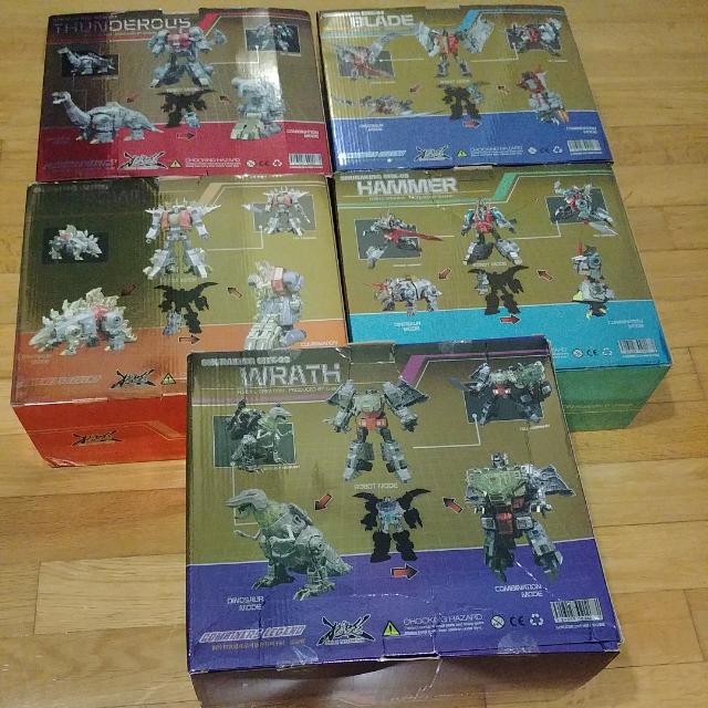 G-Creation Shuraking Combiner Set Of 5 Dinobots, Hobbies & Toys, Toys ...