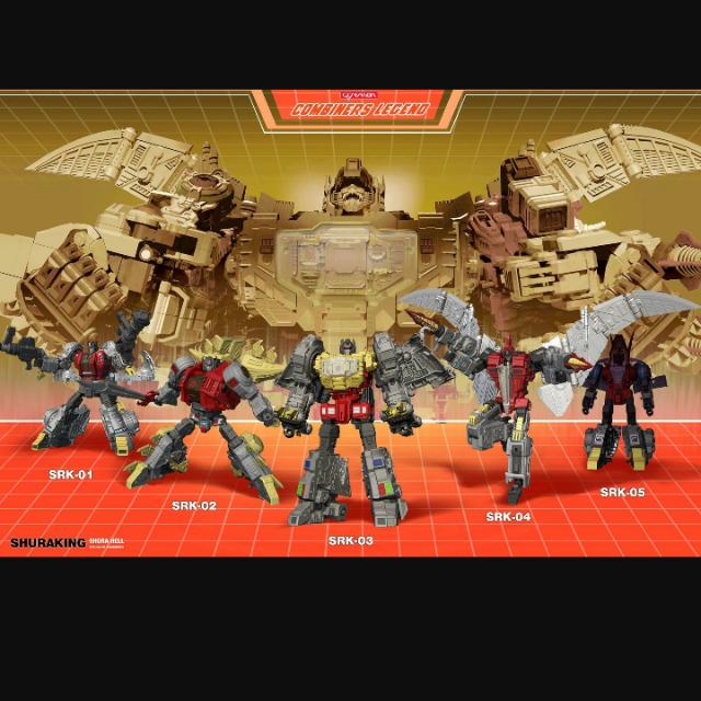 G-Creation Shuraking Combiner Set Of 5 Dinobots, Hobbies & Toys, Toys ...