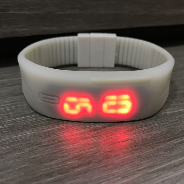 LED Bracelet Watch, Sports Equipment, Exercise & Fitness, Toning ...