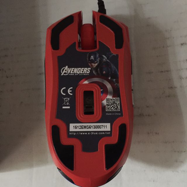 Marvel Avengers captain America gaming mouse, Computers & Tech, Parts ...