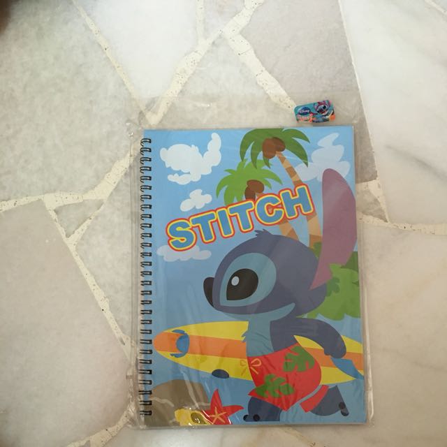 Stitch notebook, Hobbies & Toys, Stationery & Craft, Stationery ...