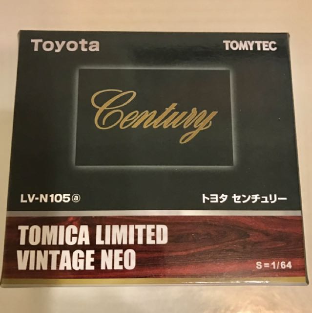 Tomytec Tomica Limited Vintage Toyota Century 豐田世紀 黑色 LV-N105a, 興趣及遊戲 ...
