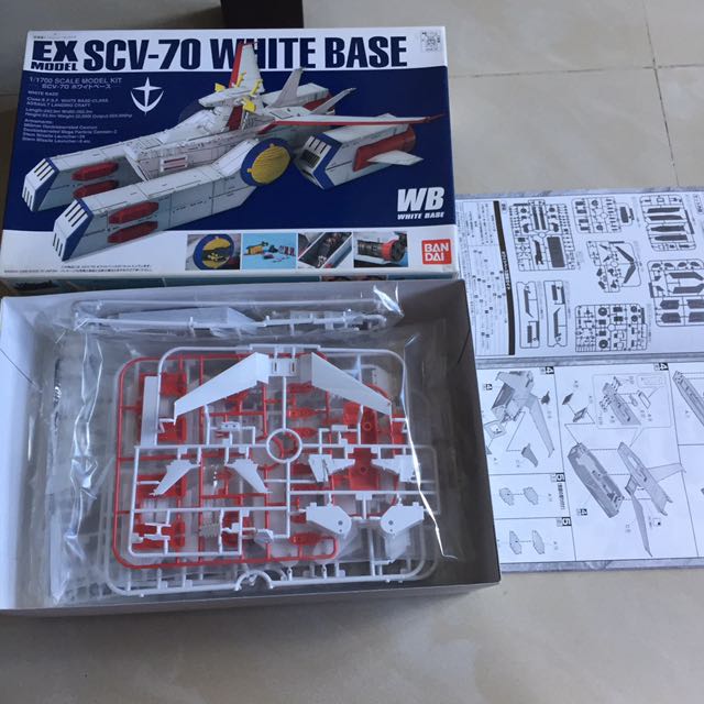 1/700 EX Model Gundam White Base SCV-70 Bandai, Hobbies & Toys, Toys ...