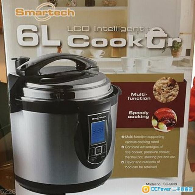 全新 Smartech 6L 智能高速煲(不議價), 家庭電器, 廚房電器, 鍋具 - Carousell