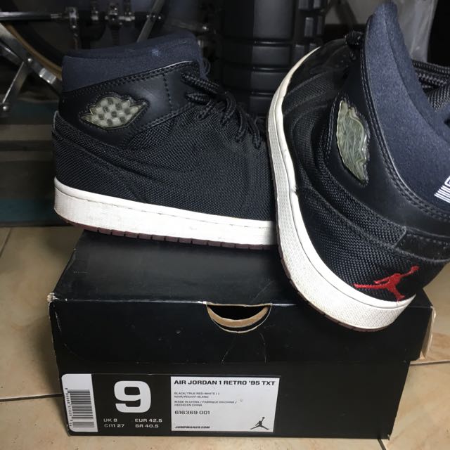 NIKE AIR JORDAN 1 RETRO '95 100% ORIGINAL, Fesyen Pria, Sepatu di Carousell