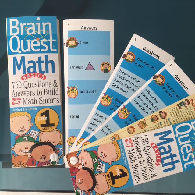 Brain Quest Math Basics (ages 6-7), Hobbies & Toys, Books & Magazines ...