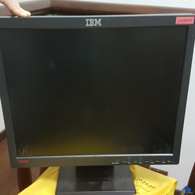 IBM 17 Inch LCD Monitor, Computers & Tech, Laptops & Notebooks on Carousell