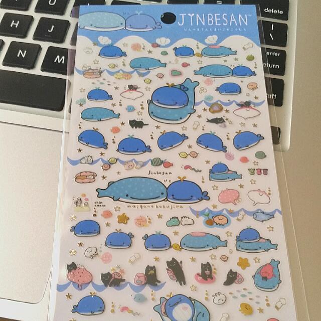 Jinbesan Sticker Set (Sanrio), Hobbies & Toys, Stationery & Craft ...