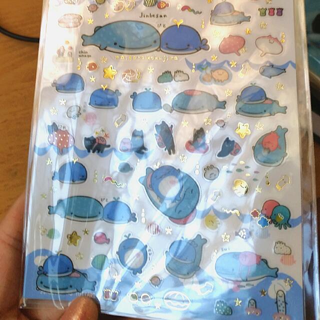 Jinbesan Sticker Set (Sanrio), Hobbies & Toys, Stationery & Craft ...