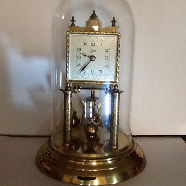 Vintage Schatz 400 Day Anniversary Clock with Dome. H"12", Hobbies ...