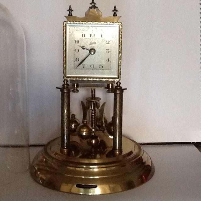 Vintage Schatz 400 Day Anniversary Clock with Dome. H"12", Hobbies ...