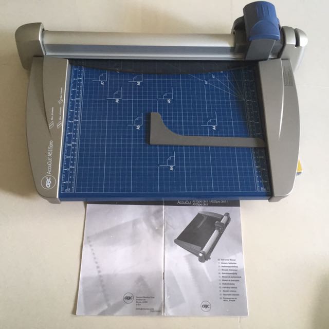 GBC AccuCut Trimmer Paper Cutter A515Pro 3 In 1, Hobbies & Toys ...