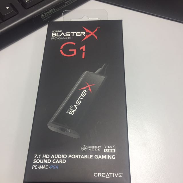 Creative Sound blaster X Pro-Gaming G1, Audio, Other Audio Equipment on ...