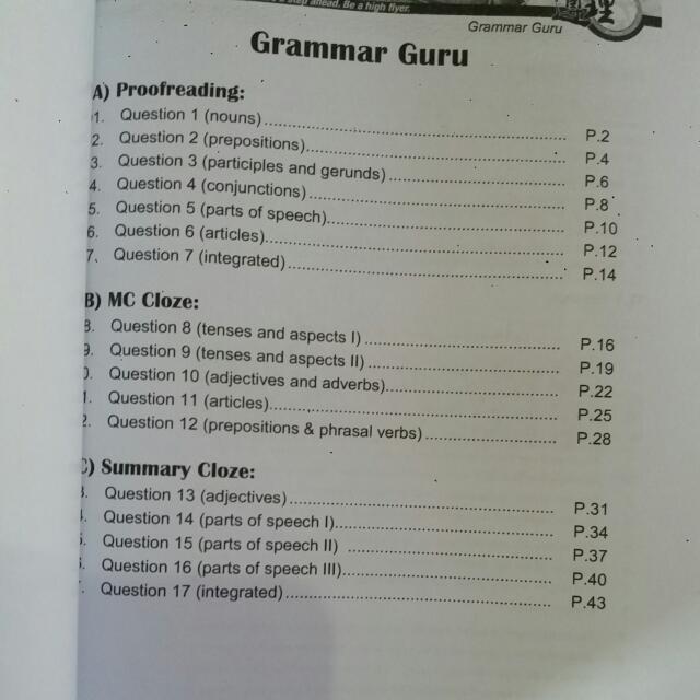 英文 Dse English Kenneth Lau Grammar Guru, 興趣及遊戲, 書本 & 文具, 教科書 - Carousell