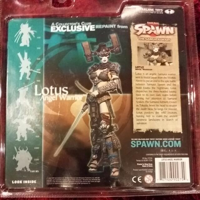 Spawn Lotus Warrior Angel Collector's Club Exclusive Repaint Dark AGES ...