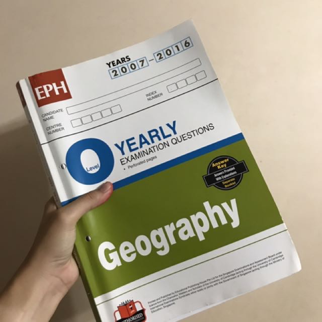 O Level Ten Year Series (TYS) GEOGRAPHY, Hobbies & Toys, Books ...