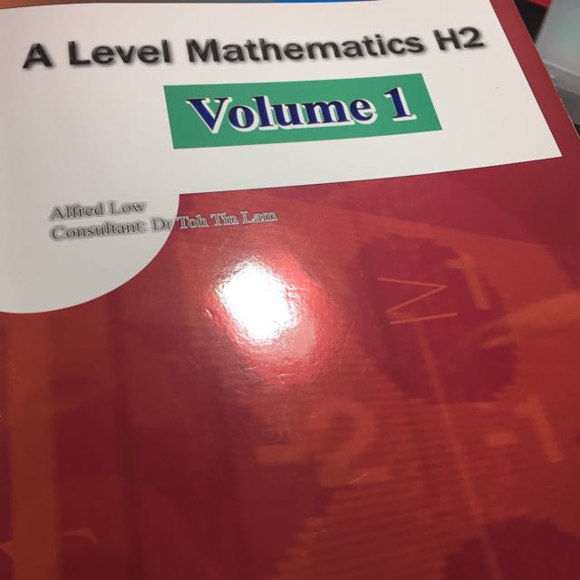 A level H2 Math Textbook, Hobbies & Toys, Books & Magazines, Textbooks ...