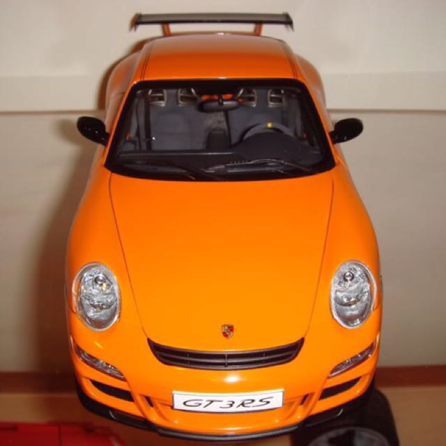 Autoart 1/18 Porsche GT3 RS Orange/Black Rare!!, Hobbies & Toys, Toys ...