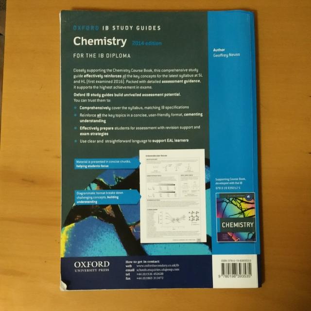 Chemistry Guide For The IB Diploma, Hobbies & Toys, Books & Magazines ...