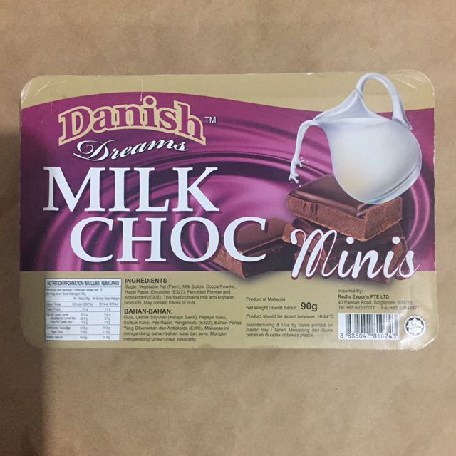 Danish Dreams Milk Chocolate, Food & Drinks, Packaged & Instant Food on ...