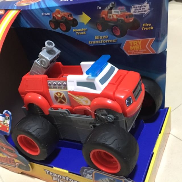 Fisher-Price Nickelodeon Blaze & the Monster Machines, Transforming ...