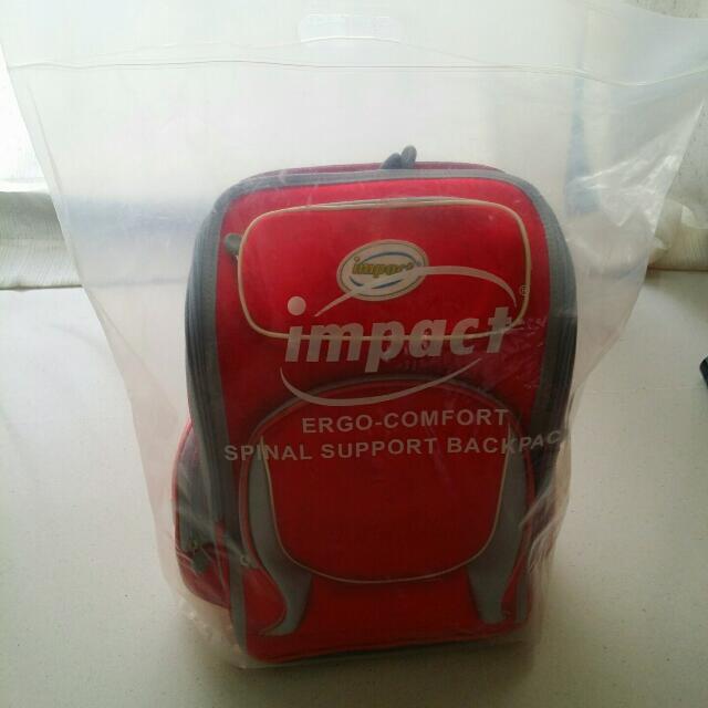 Impact Ergo-Comfort Spinal Support Backpack (School Bag), Babies & Kids ...