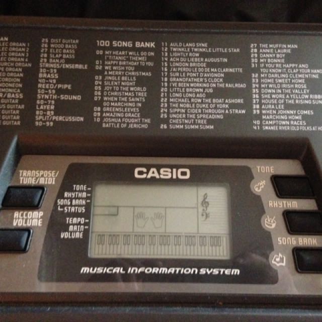 Keyboard Casio, Hobbies & Toys, Music & Media, Musical Instruments on ...