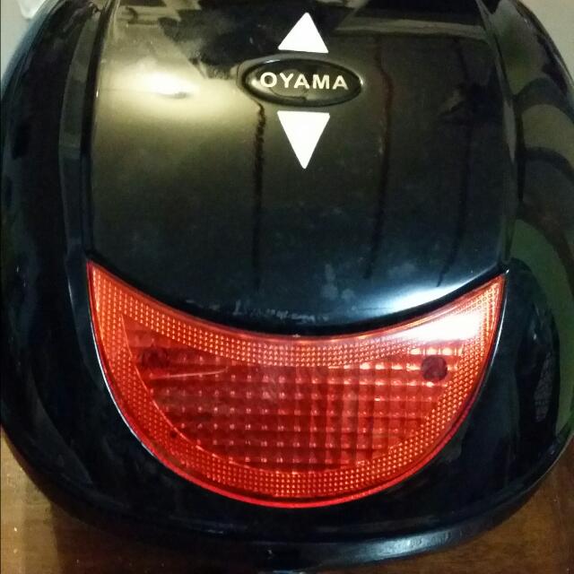 Motorcycle Oyama Box Black, Sports Equipment, Bicycles & Parts, Parts & Accessories on Carousell