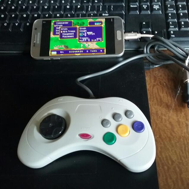 Usb White Sega Saturn Controller, Video Gaming, Gaming Accessories, Controllers on Carousell