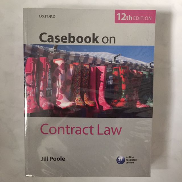 Contract Law casebook (12th Ed) - Jill Poole, Hobbies & Toys, Books ...