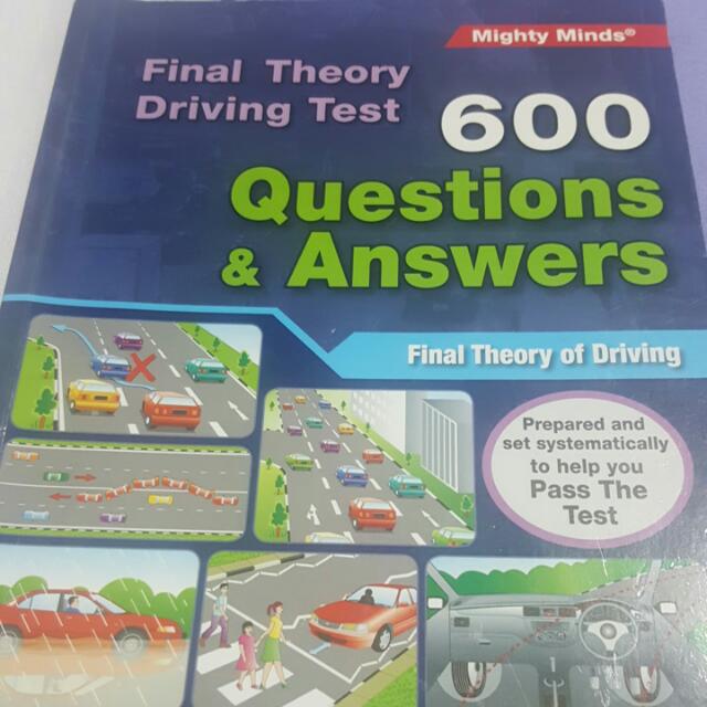 Final Theory Driving Test (FTT) Book, Hobbies & Toys, Books & Magazines ...